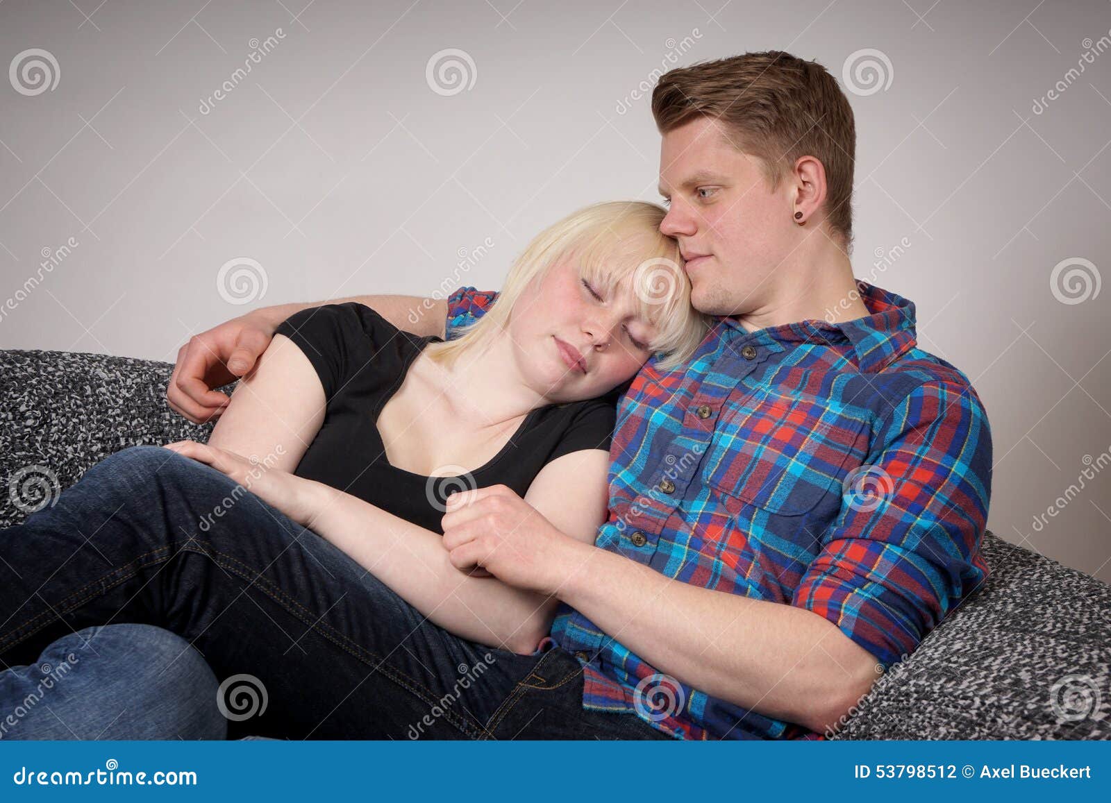 Young couple relaxing stock photo. Image of comfortable - 53798512