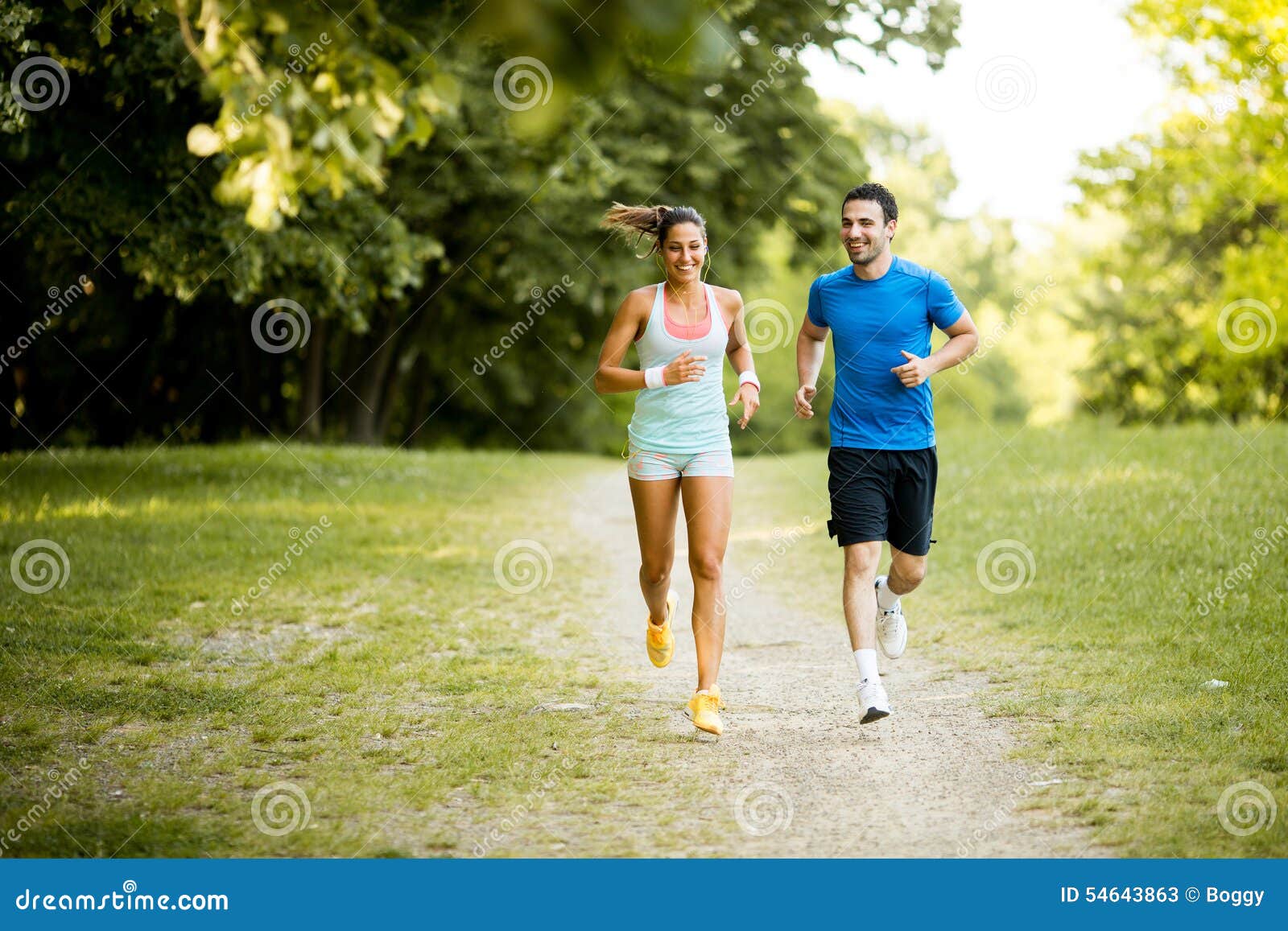 Young couple running stock image. Image of boyfriend - 54643863