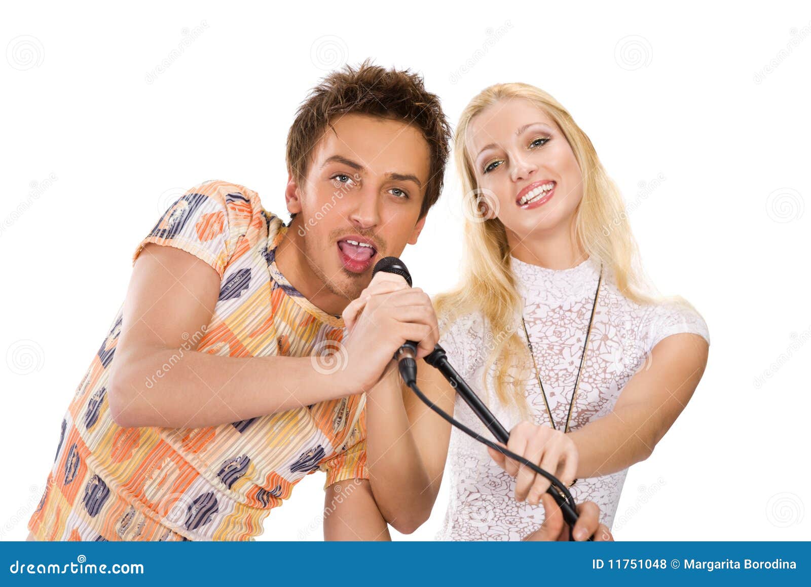 Young couple singing stock photo. Image of hands, enjoy - 11751048