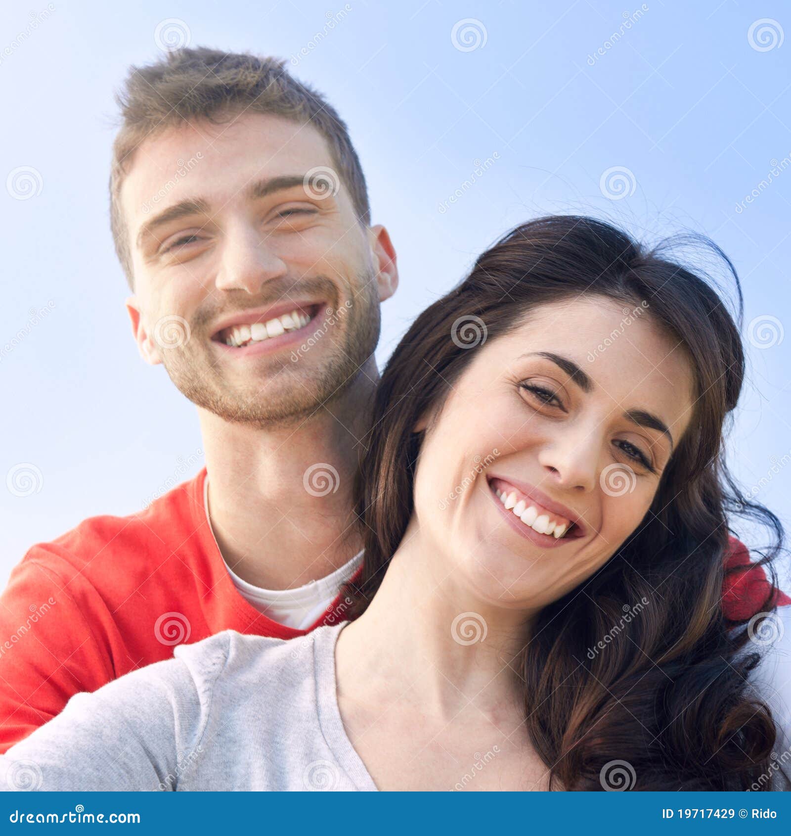Young couple smiling stock image. Image of joyful, nature - 19717429