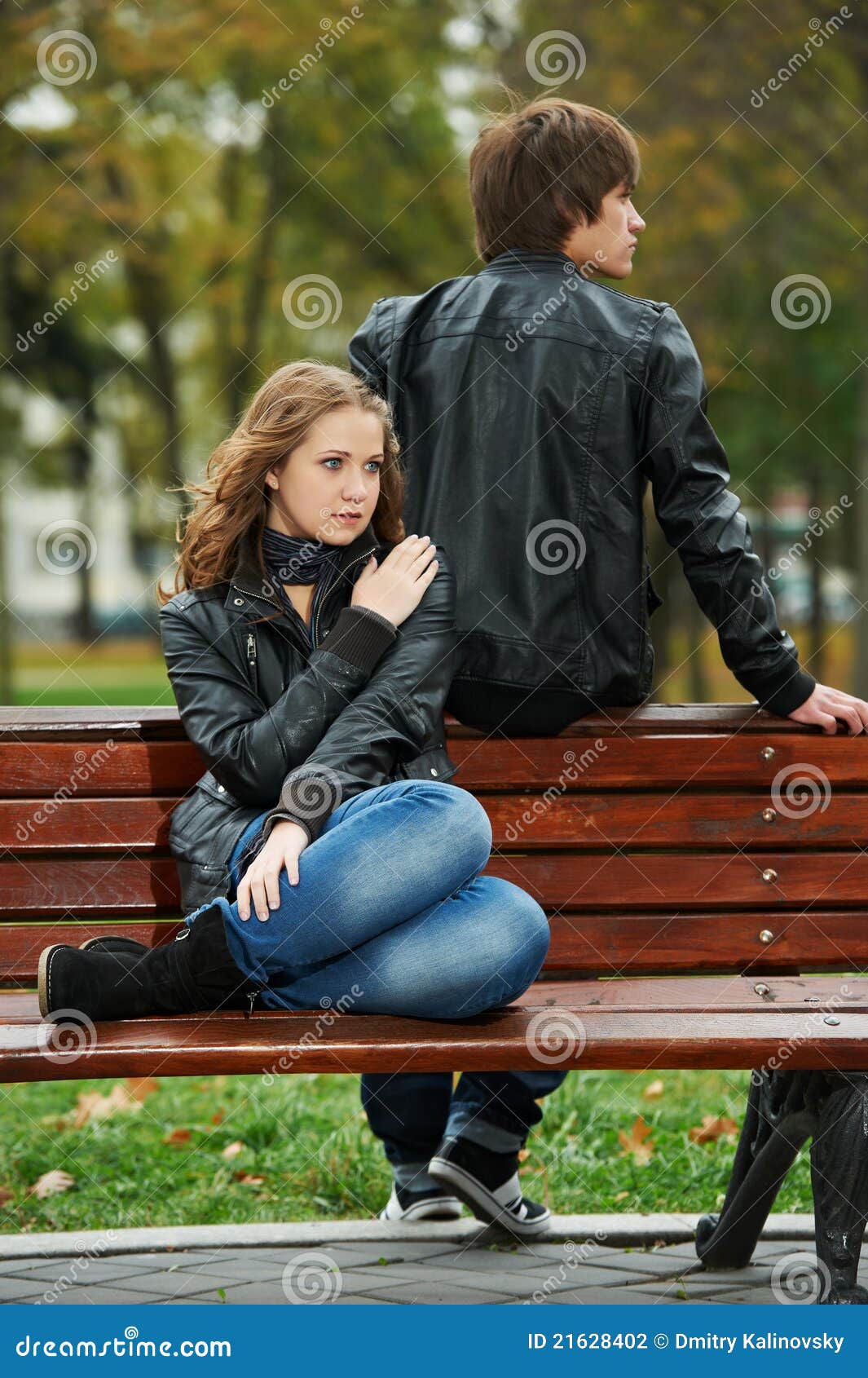 Young Couple in Stress Relationship Stock Photo - Image of difficulty ...