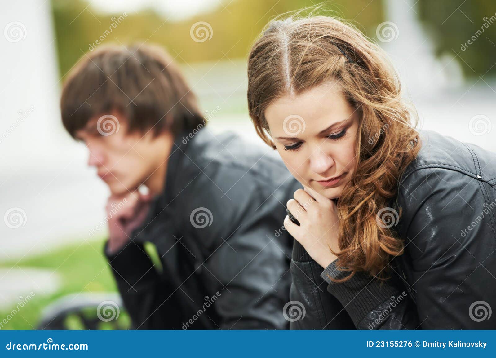 Young Couple in Stress Relationship Stock Photo - Image of negative ...