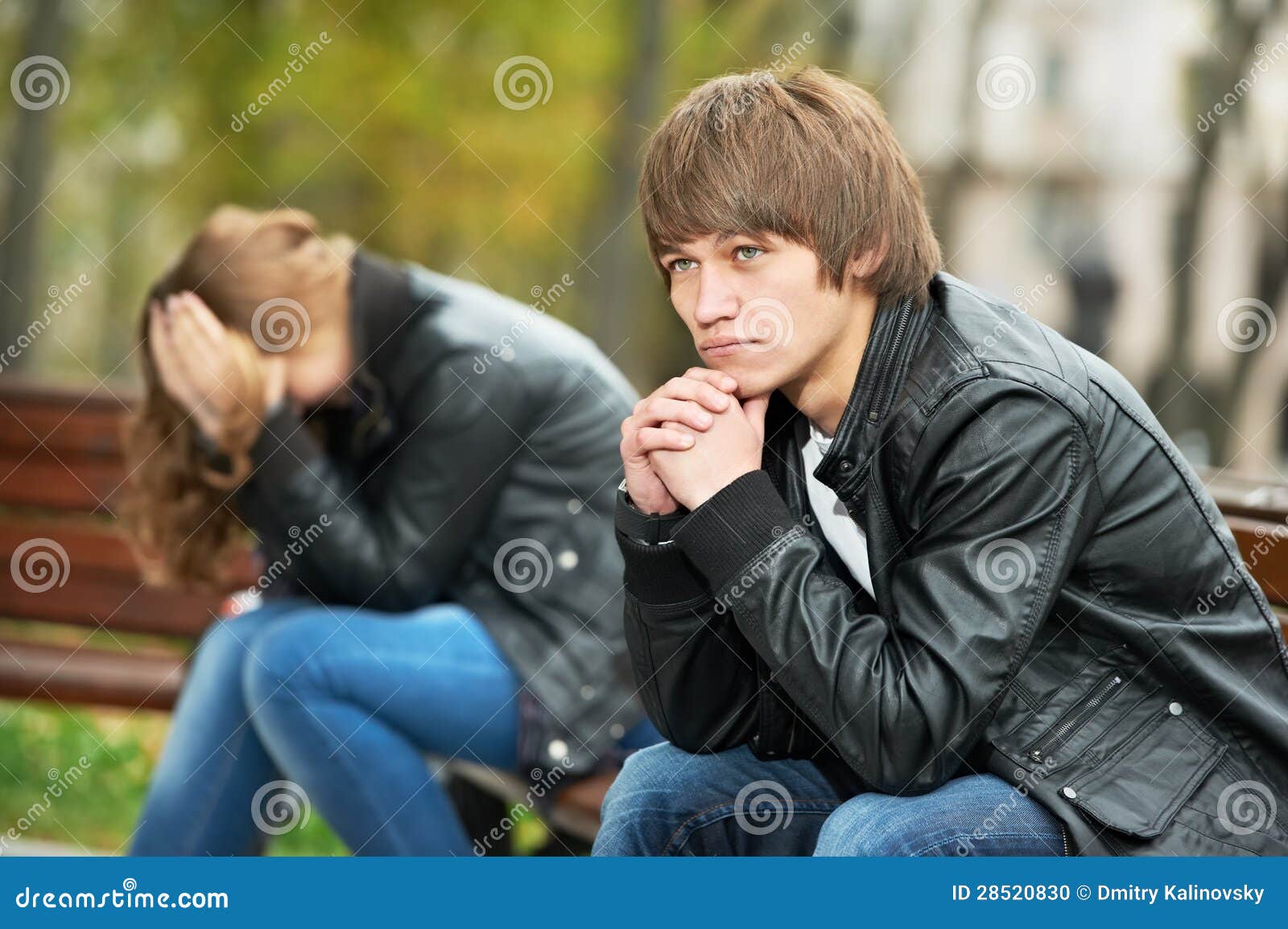 Young Couple in Stress Relationship Stock Photo - Image of ...