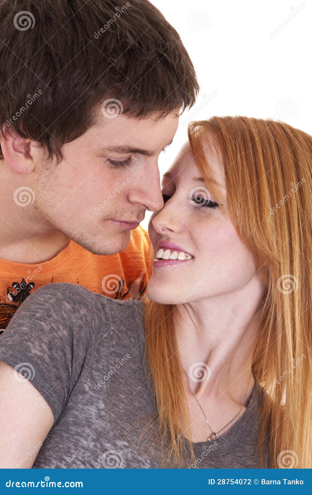 Young couple in studio stock photo. Image of young, love - 28754072