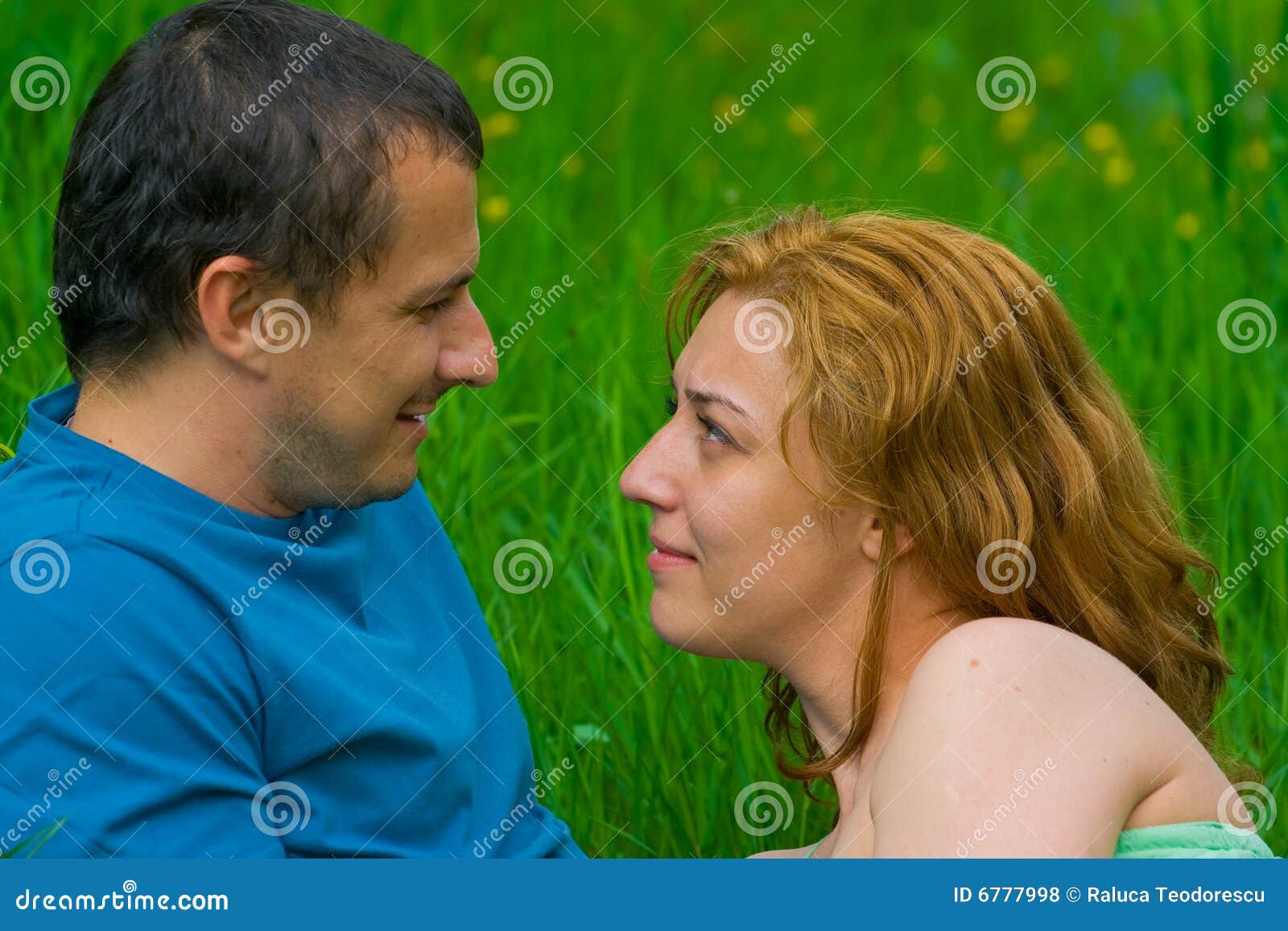 Young couple talking stock photo. Image of peaceful, family - 6777998