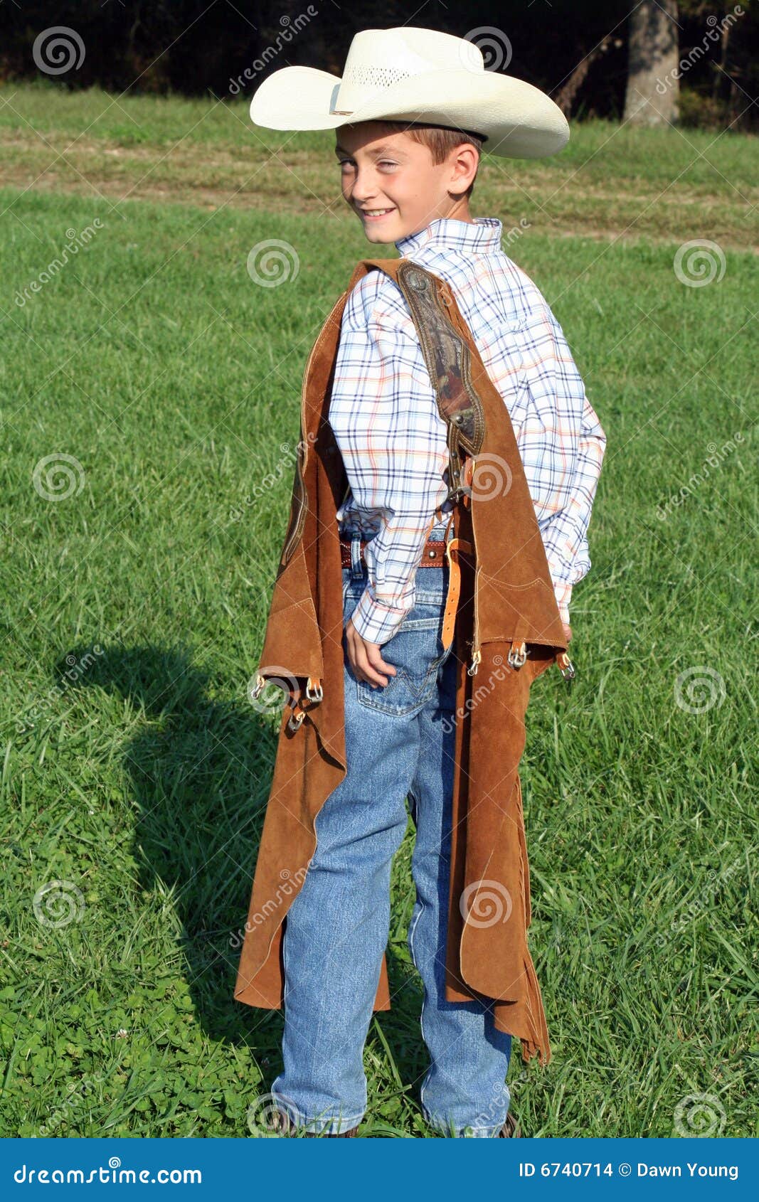Young cowboy stock photo. Image of standing, looking, character - 6740714
