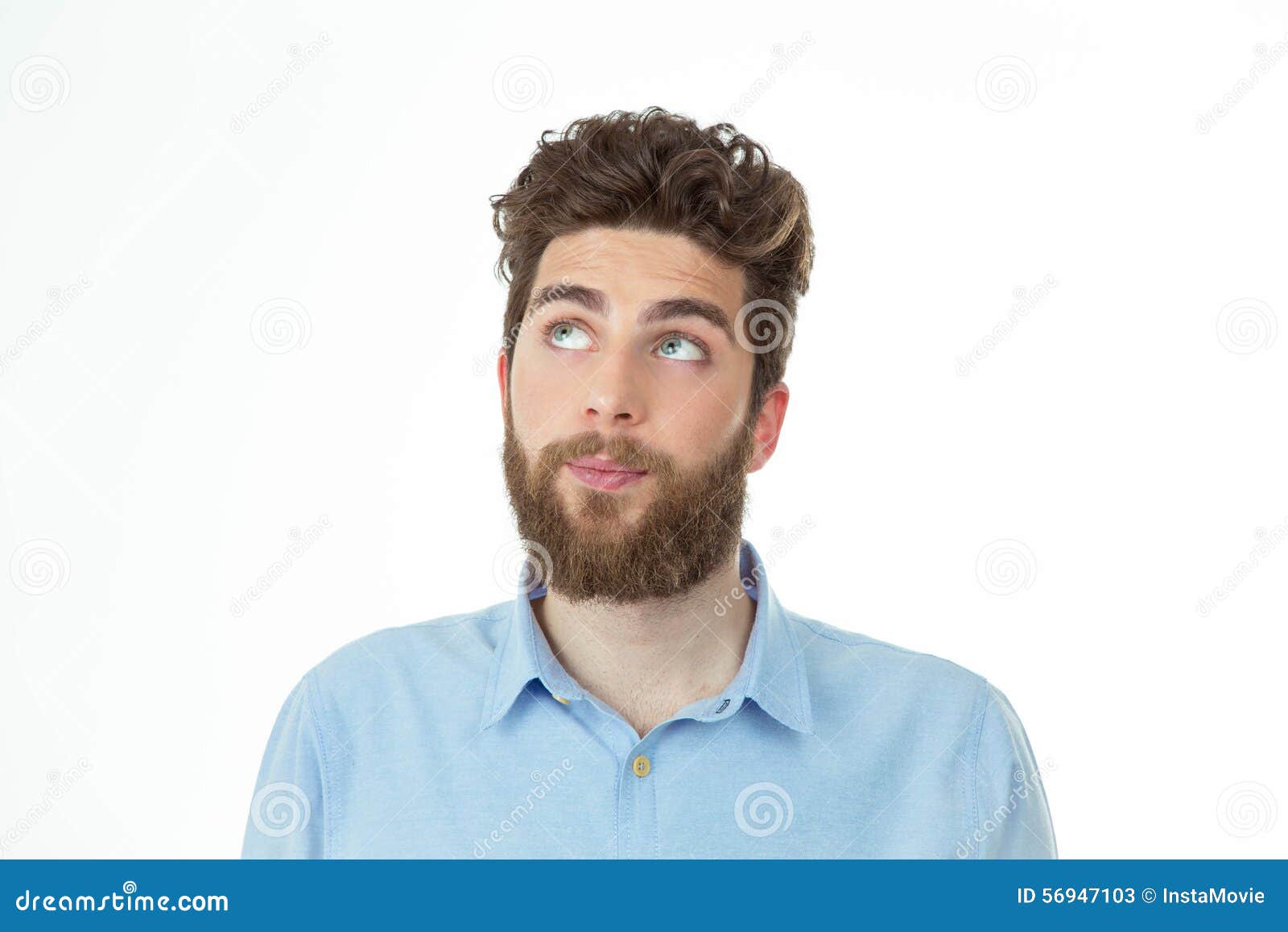 Young Creative Boy Thinking about Something Stock Image - Image of hand ...