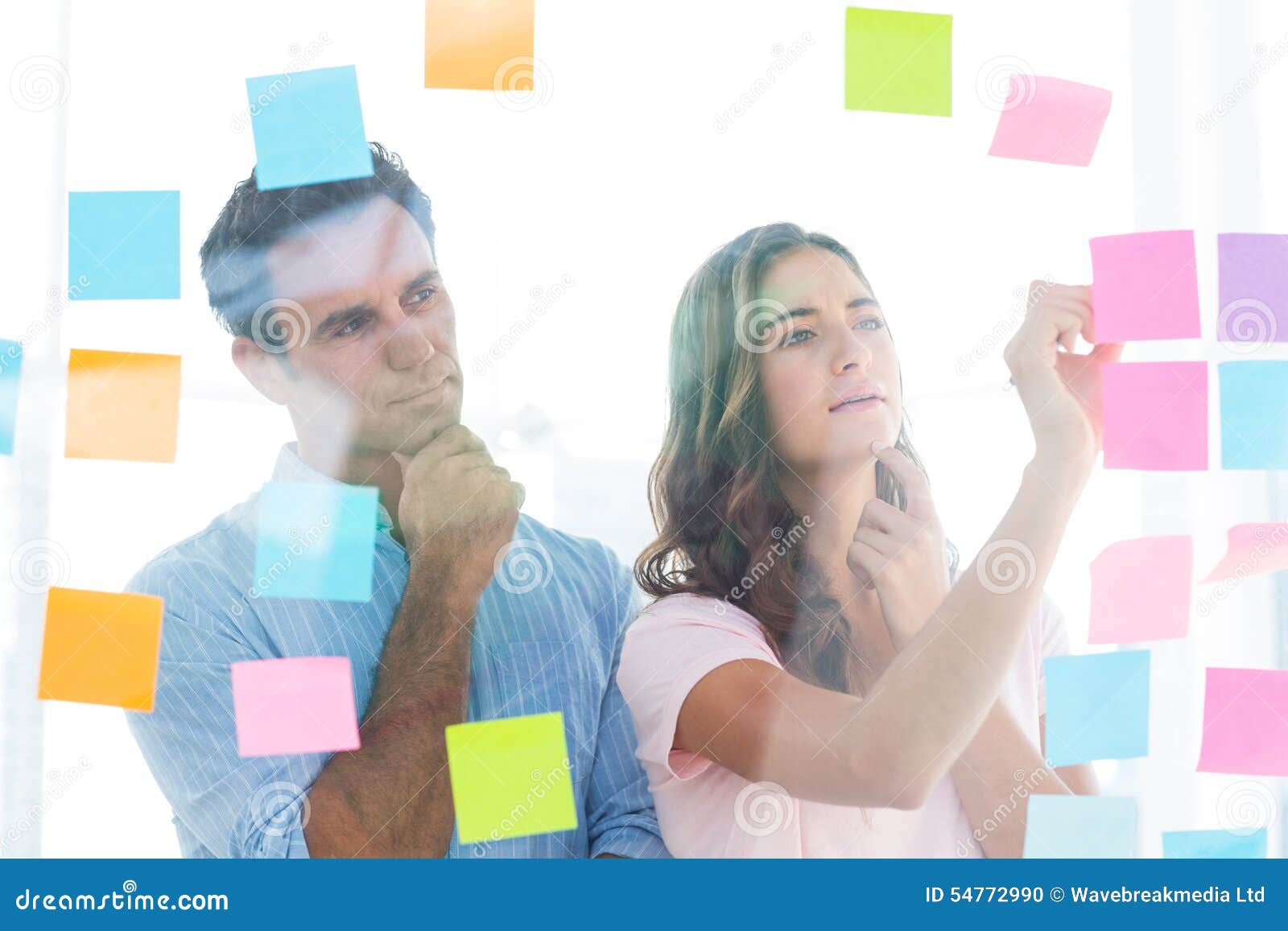 Young Creative Business People Writing Photo Editor Stock Photo - Image ...