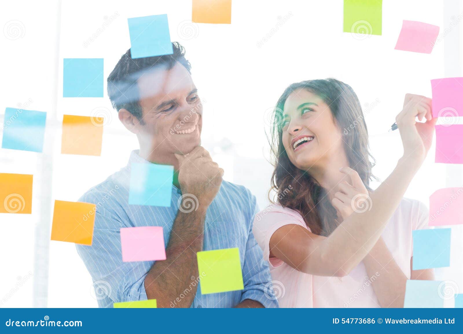 Young Creative Business People Writing Photo Editor Stock Photo - Image ...