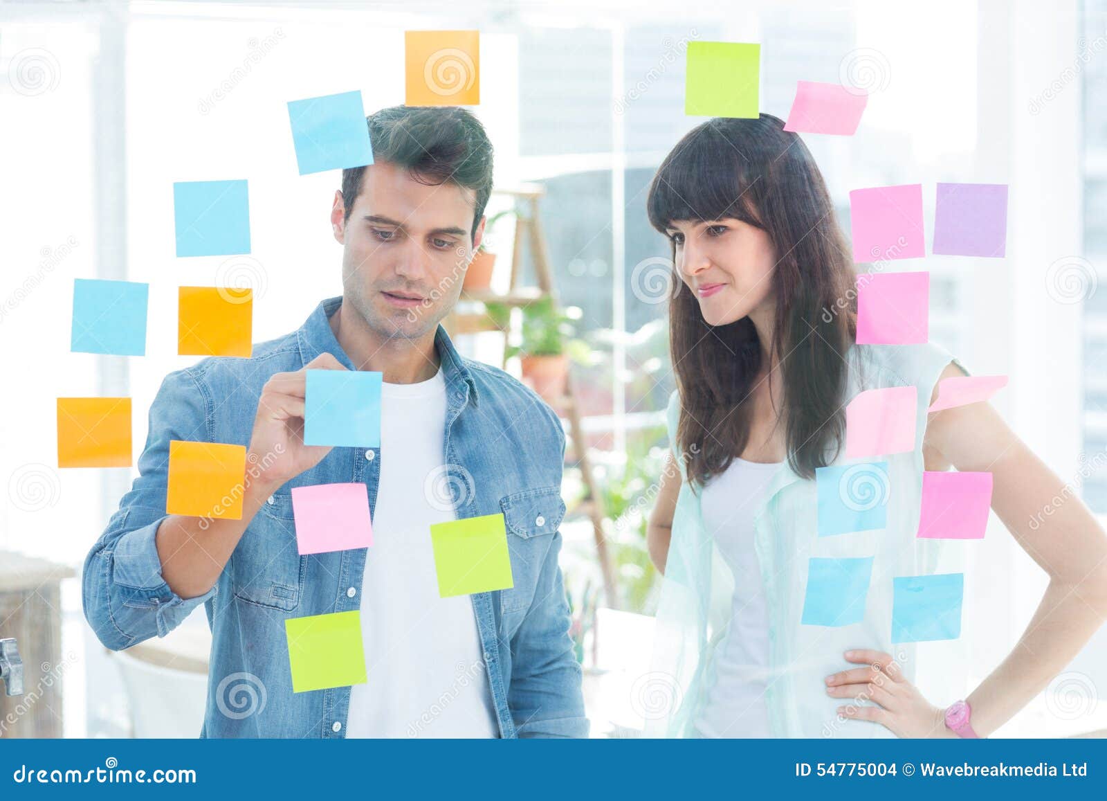 Young Creative Business People Writing Photo Editor Stock Photo - Image ...