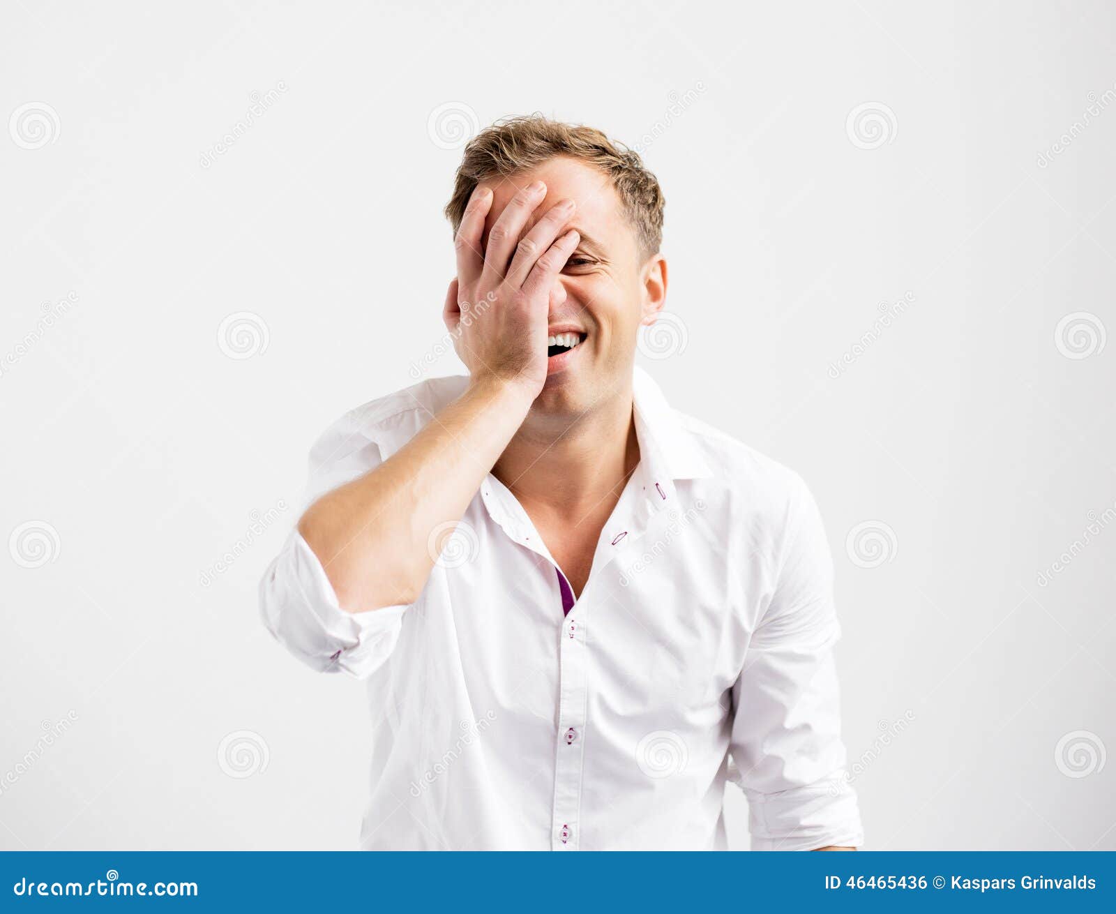 Young Creative Man Having Duh Moment Stock Photo - Image of desperate ...