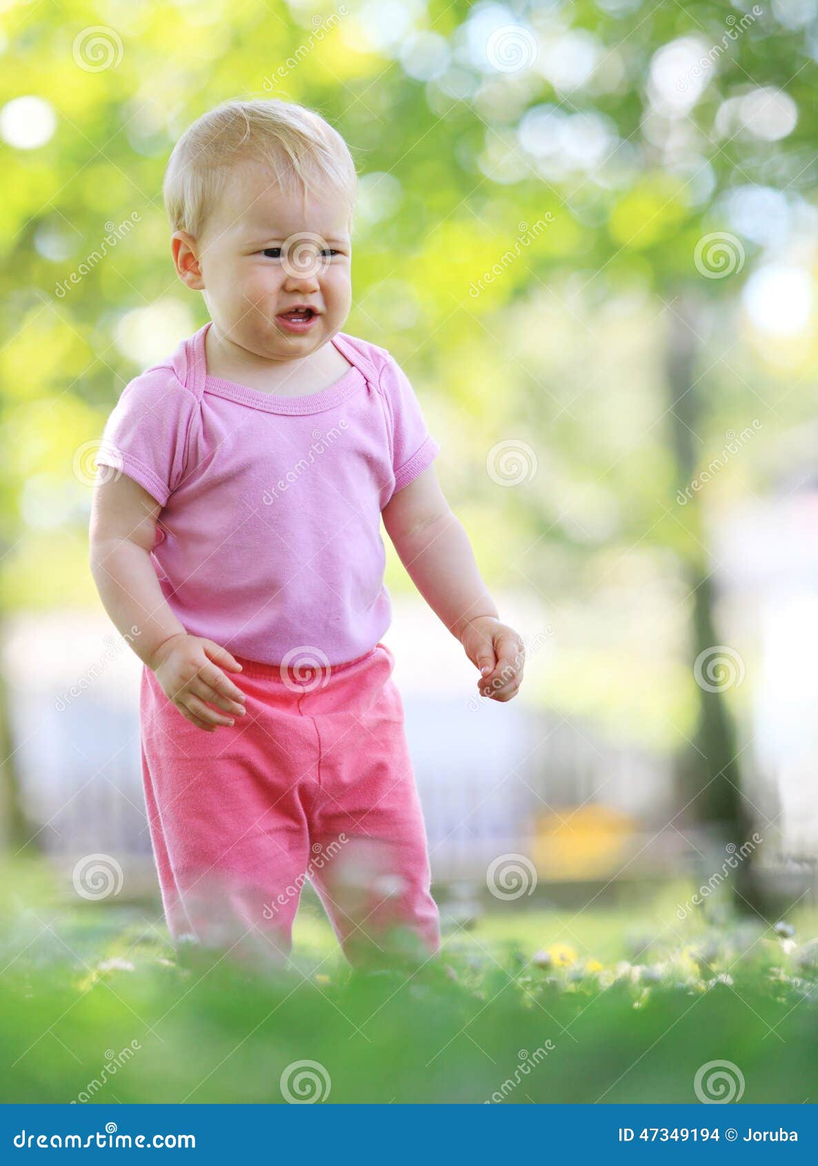 Young cute child crying stock photo. Image of summer - 47349194