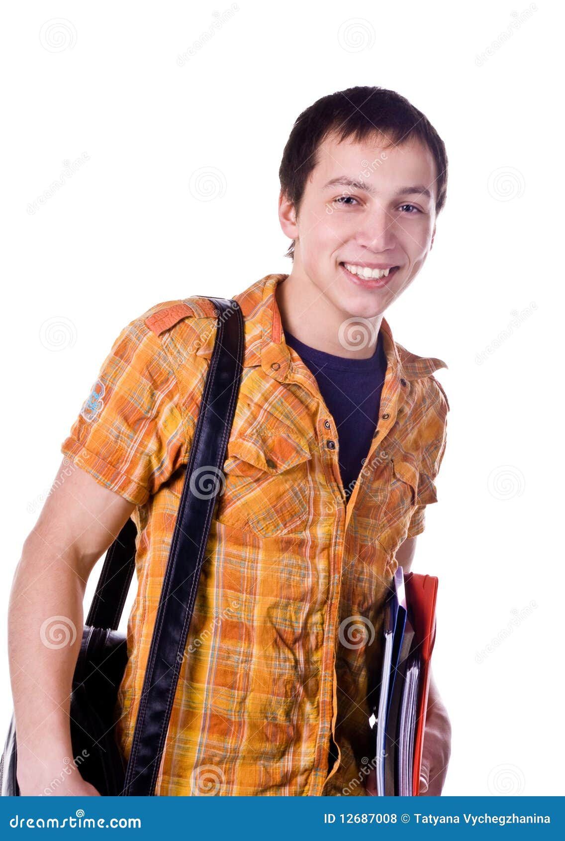 Cute Student Girl Taking Notes Stock Photography | CartoonDealer.com ...