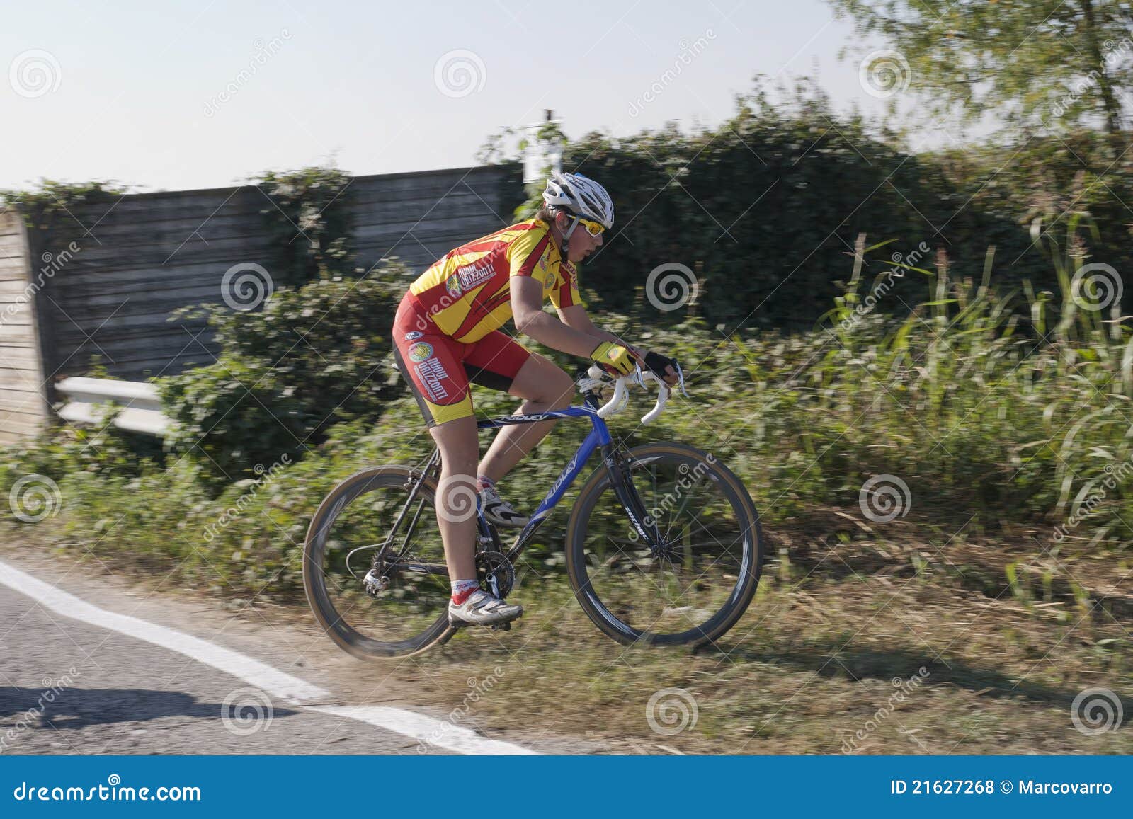 Young Cyclist in a Competition Editorial Stock Photo - Image of ...