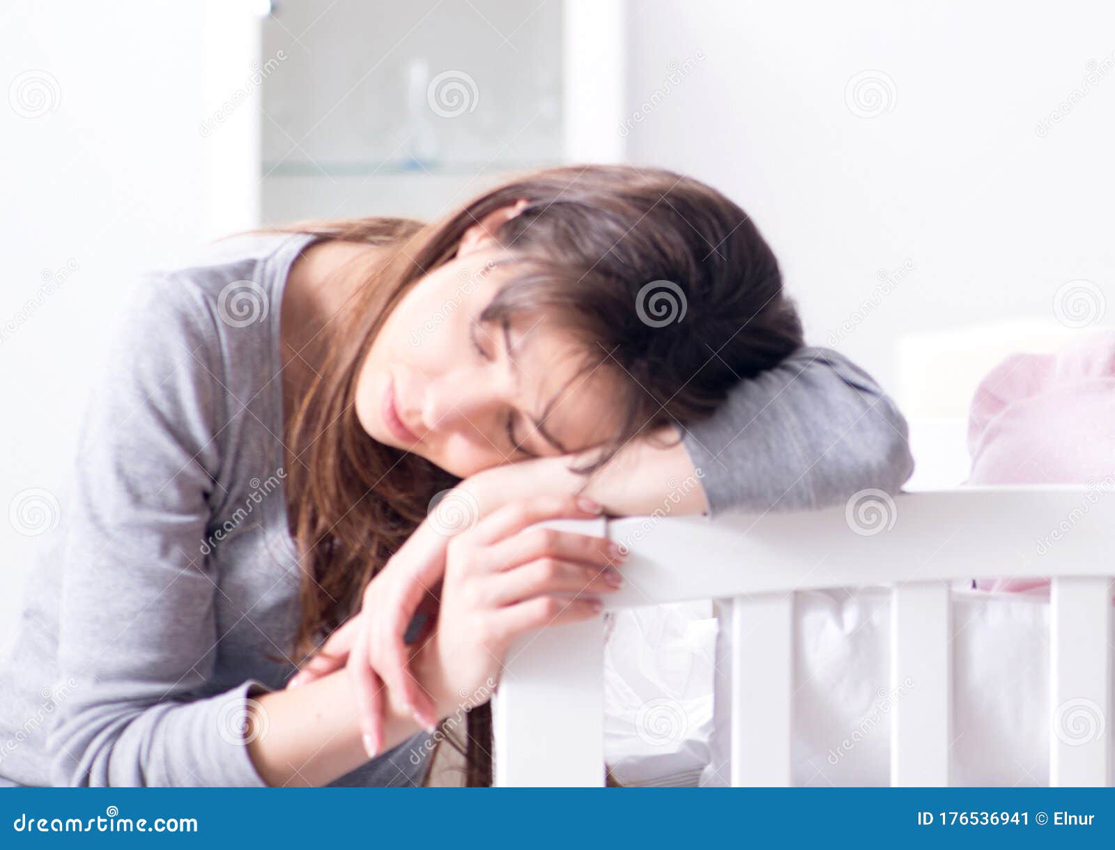 She Cannot Stand Pressure Anymore. Portrait Of Depressed Tensed ...