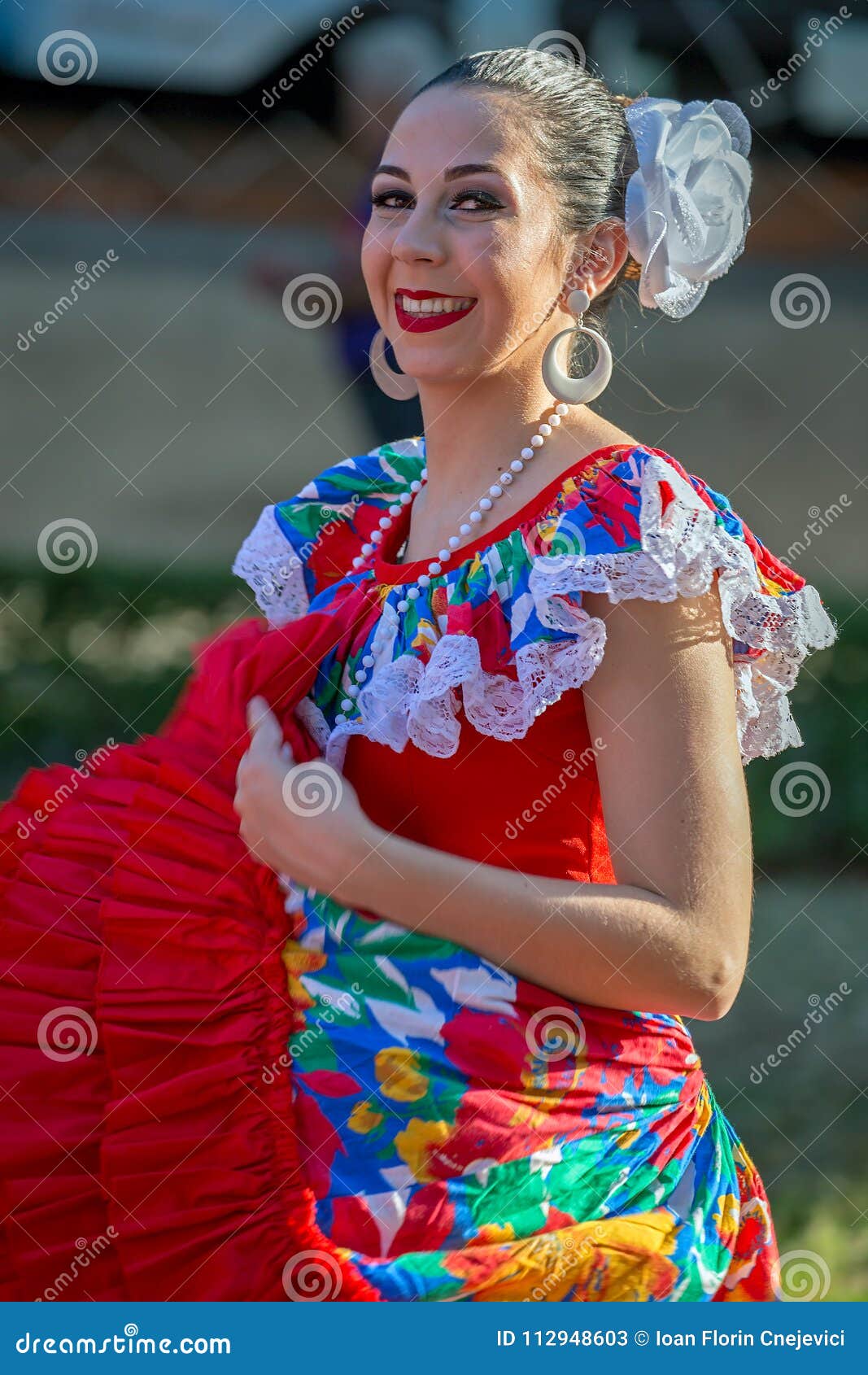 Young Dancer Girl from Puerto Rico in Traditional Costume Editorial ... Young Dancer Girl from Puerto Rico in Traditional Costume Editorial ...