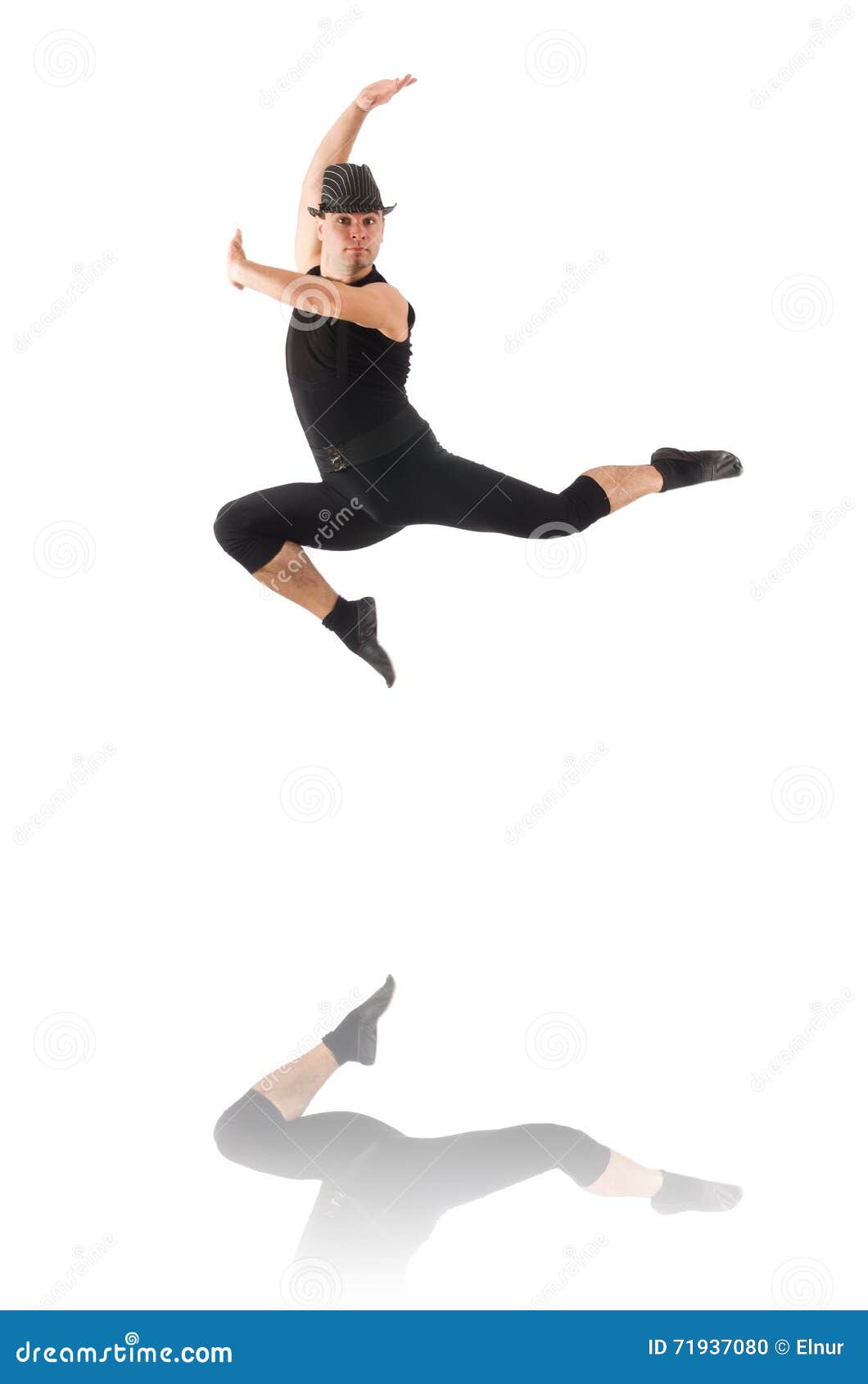 The Young Dancer Isolated on the White Stock Photo - Image of ballroom ...