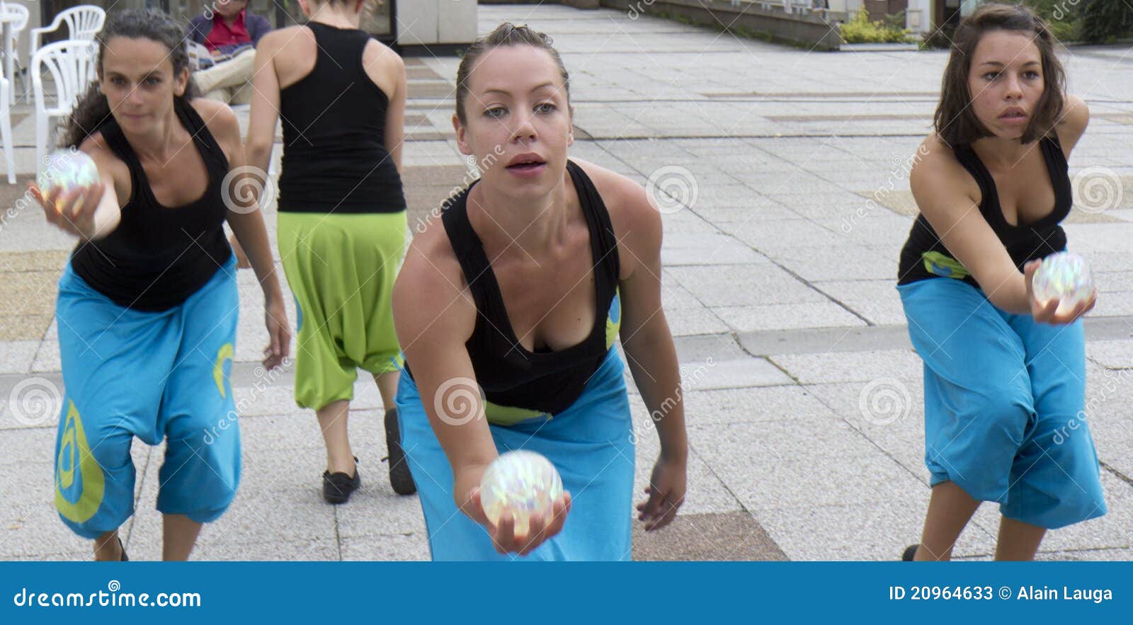 Young Dancers Holding Spheres Editorial Stock Photo - Image of festival ...