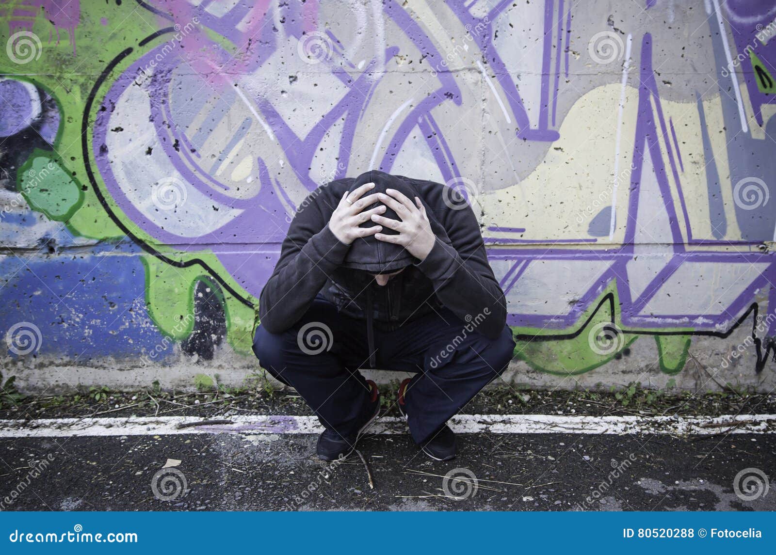 Young dejected street stock photo. Image of break, fashion - 80520288