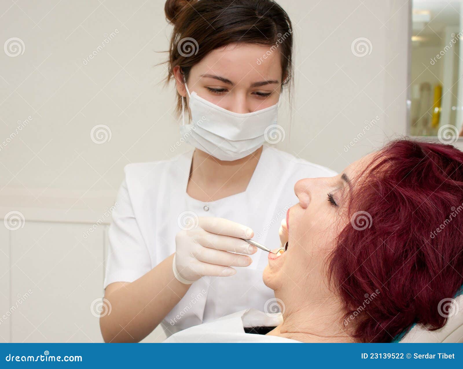 Young dentist on work stock photo. Image of caucasian - 23139522