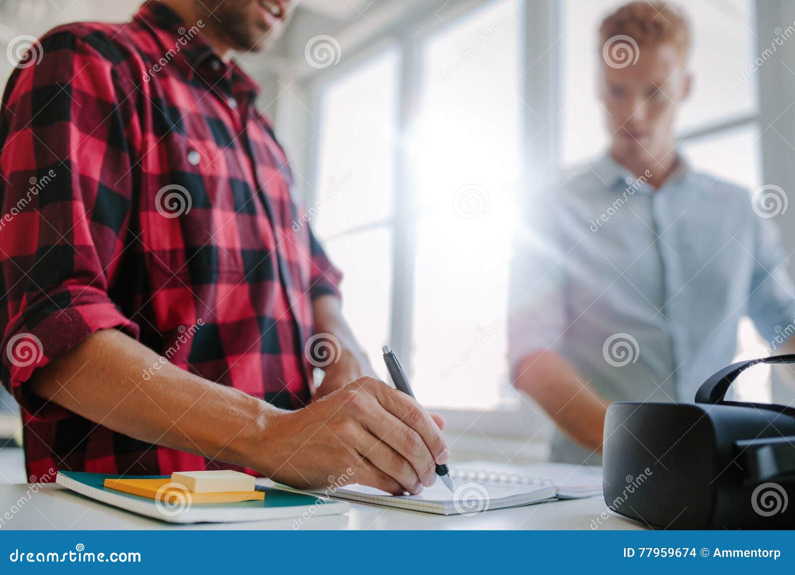 Young Developers Working Together in Office Stock Photo - Image of ...