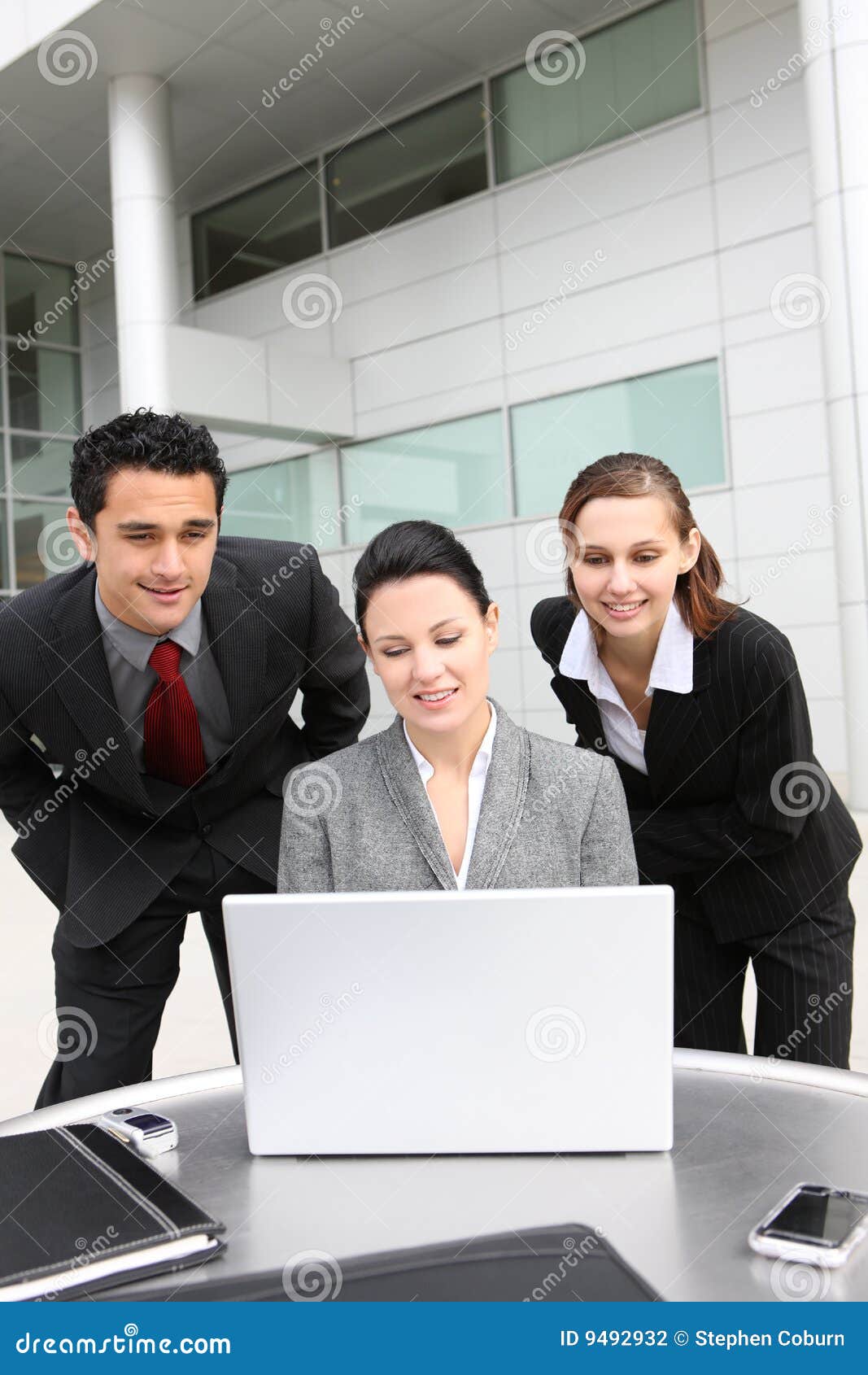 Young Diverse Business Team Stock Photo - Image of building, friends ...