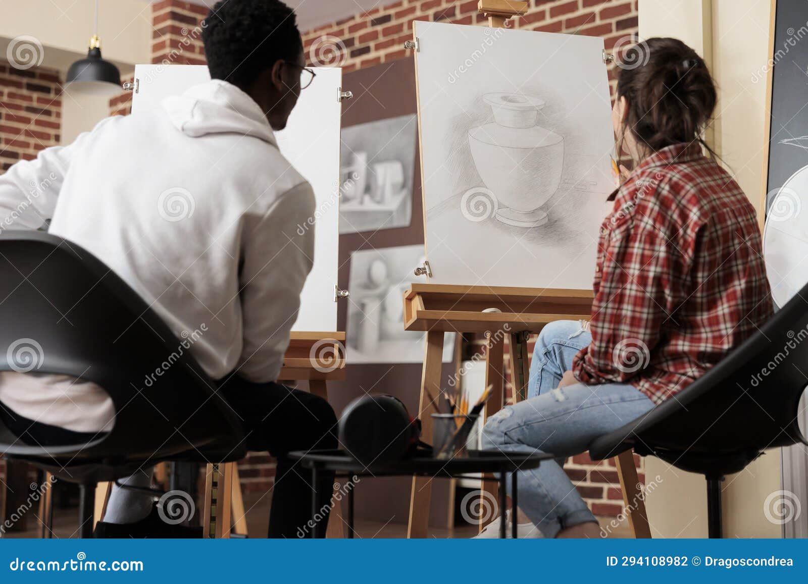 Couple Learning New Things Together Stock Photo - Image of academy ...