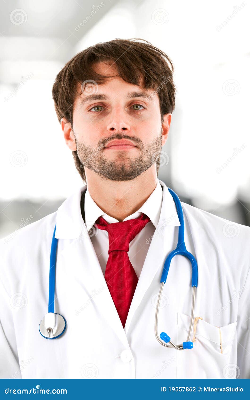 Young doctor stock photo. Image of portrait, success - 19557862