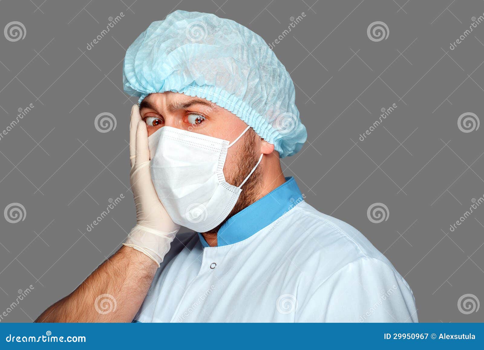 Young Doctor with Container for Analysis Stock Image - Image of ...