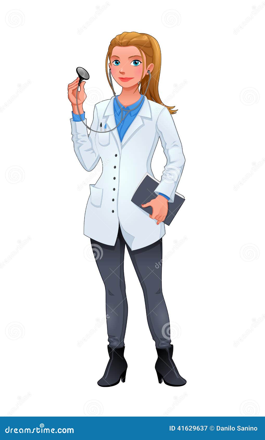 Sad Young Doctor Kid Cartoon Expressions Set Collection | CartoonDealer ...