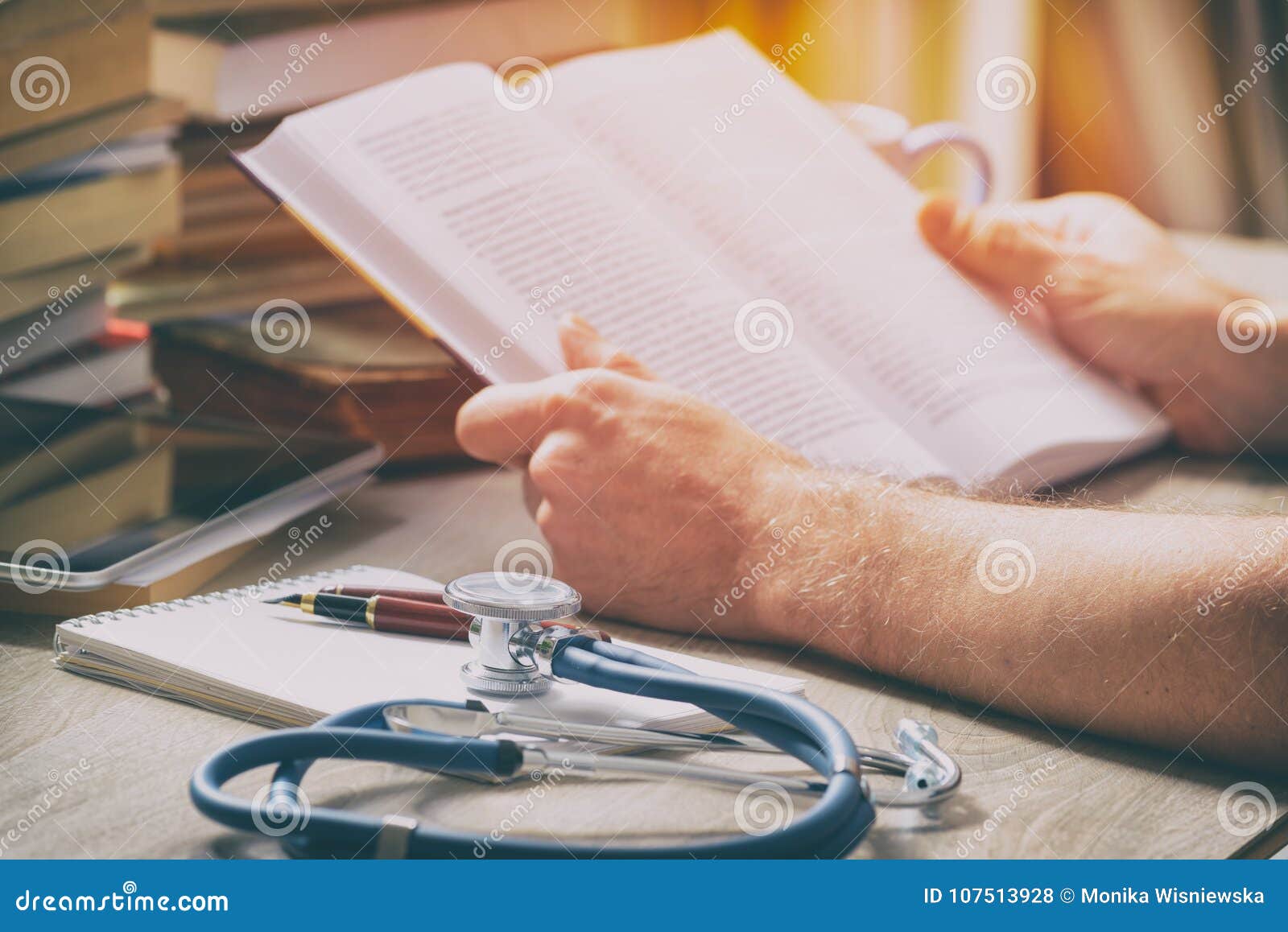 Doctor is Preparing for the Exam Stock Photo - Image of knowledge ...