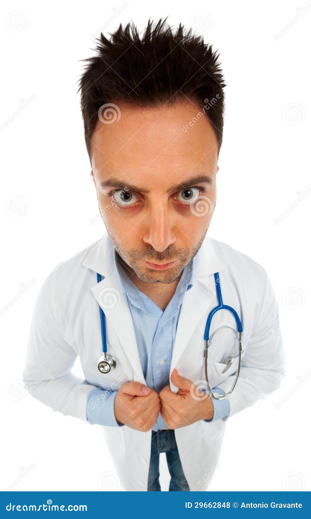 Young doctor man stock photo. Image of coat, friendly - 29662848