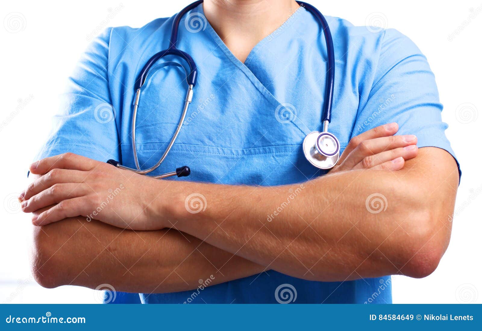 Young Doctor in the Office Makes an Entry Stock Image - Image of ...
