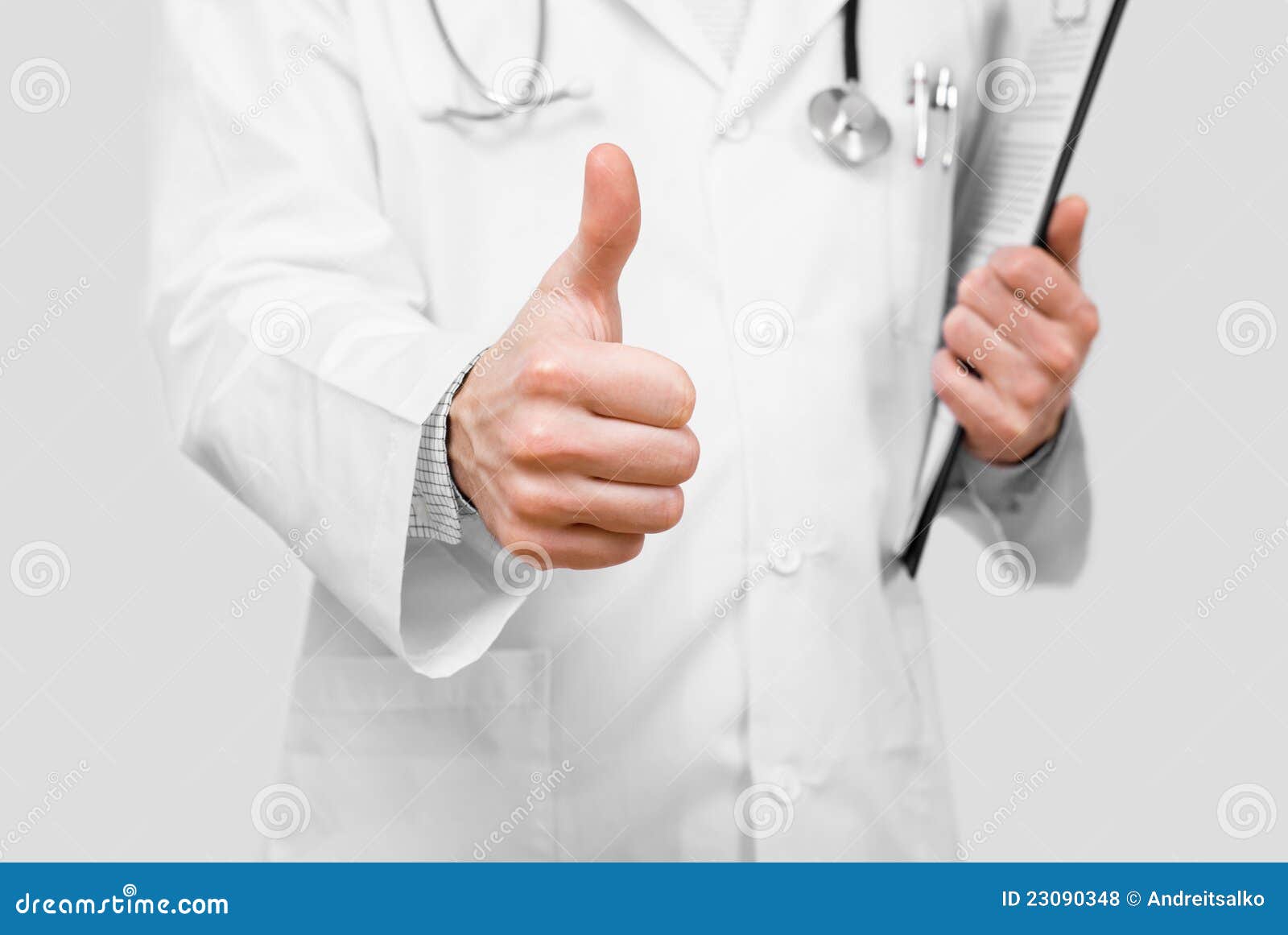Young Doctor Showing Ok Sign. Stock Photo - Image of neat, medicine ...