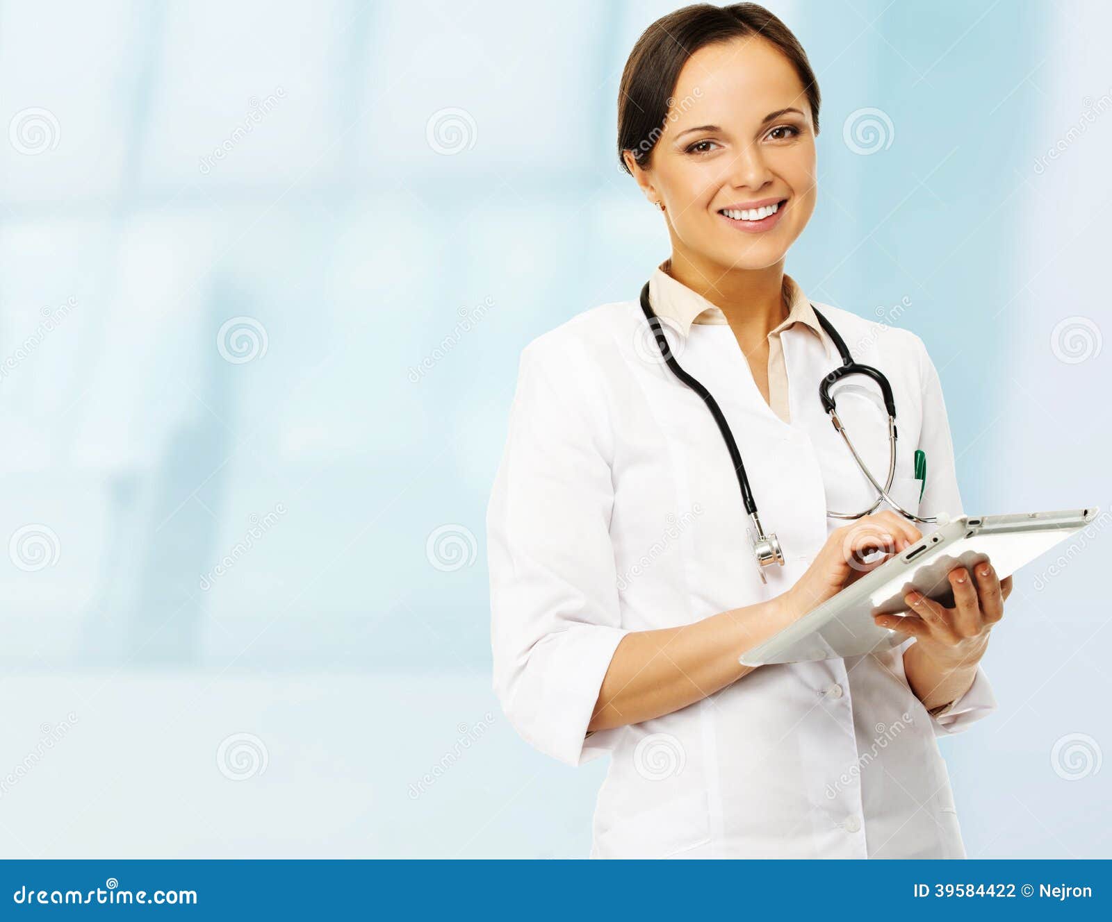 Young Doctor Woman Taking Notes Stock Photo - Image of practice ...