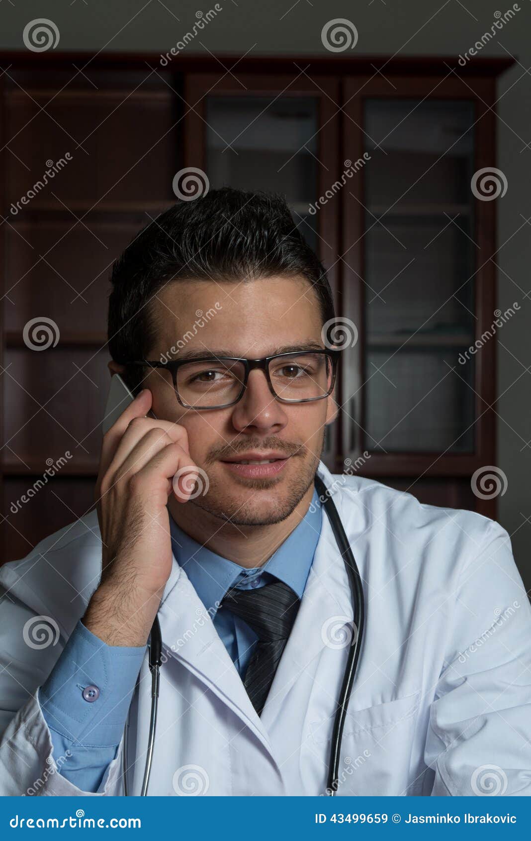 Young Doctor at Work stock image. Image of look, care - 43499659
