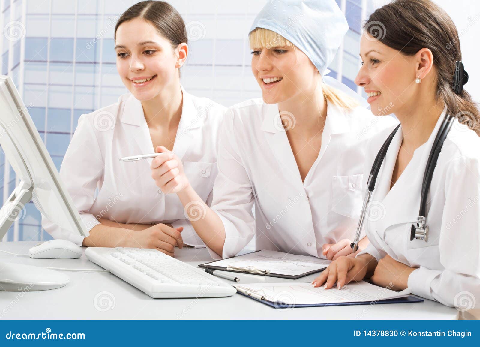 Young doctors stock photo. Image of women, expressing - 14378830