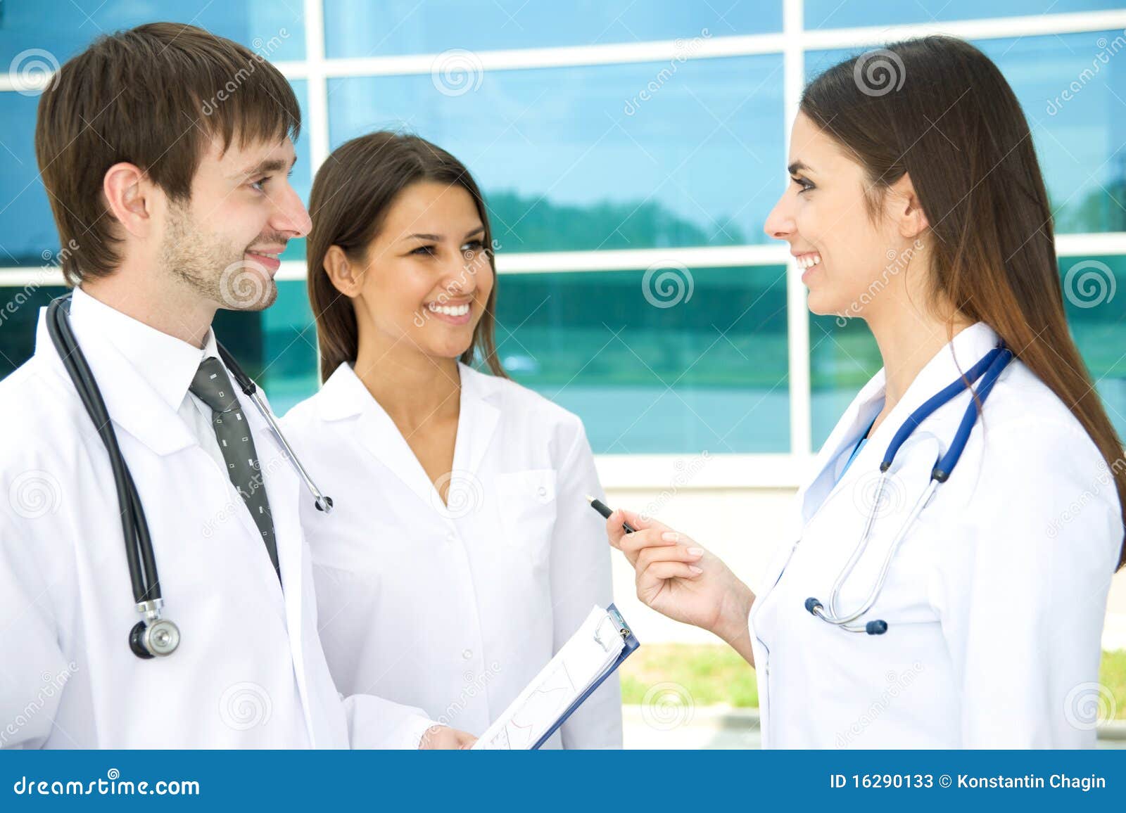 Young doctors stock image. Image of clinic, colleague - 16290133