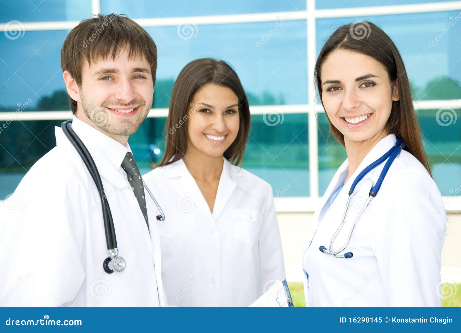 Young doctors stock image. Image of mature, coat, profession - 16290145