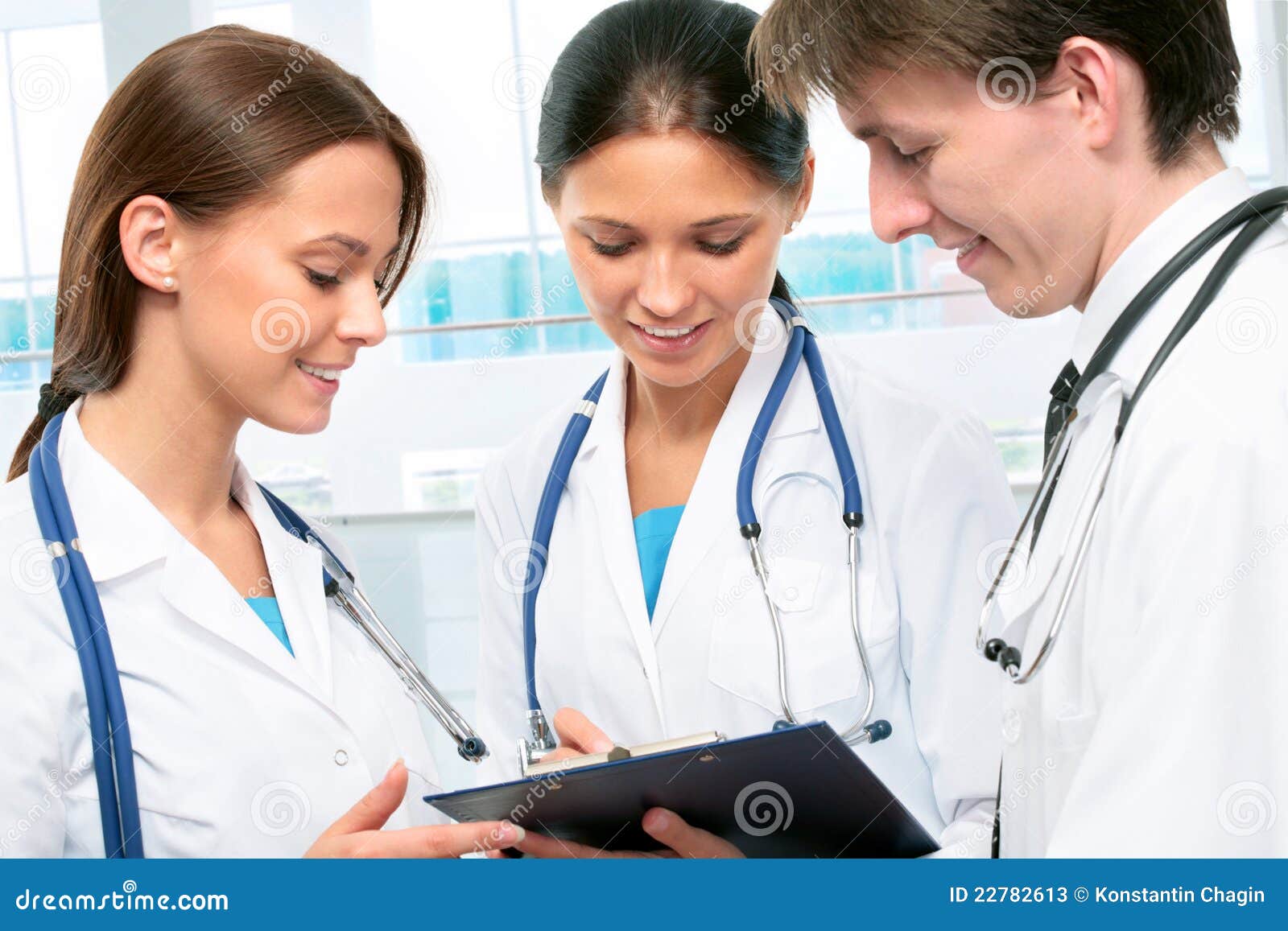 Young doctors stock image. Image of modern, portrait - 22782613