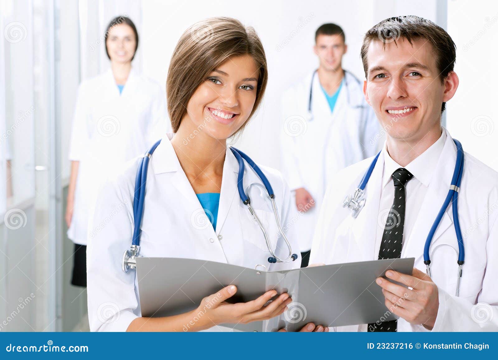 Young doctors stock photo. Image of medical, coat, modern - 23237216