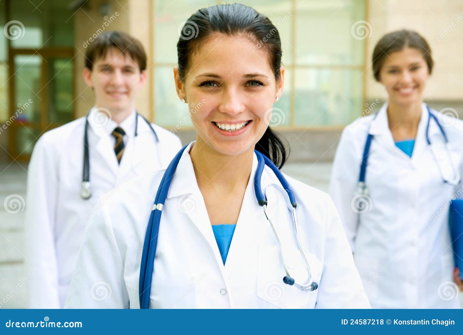 Young doctors stock photo. Image of medical, females - 24587218