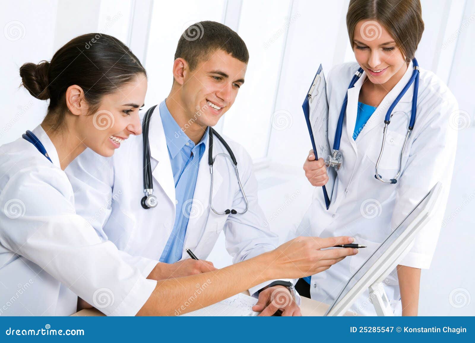 Young doctors stock image. Image of care, female, confident - 25285547