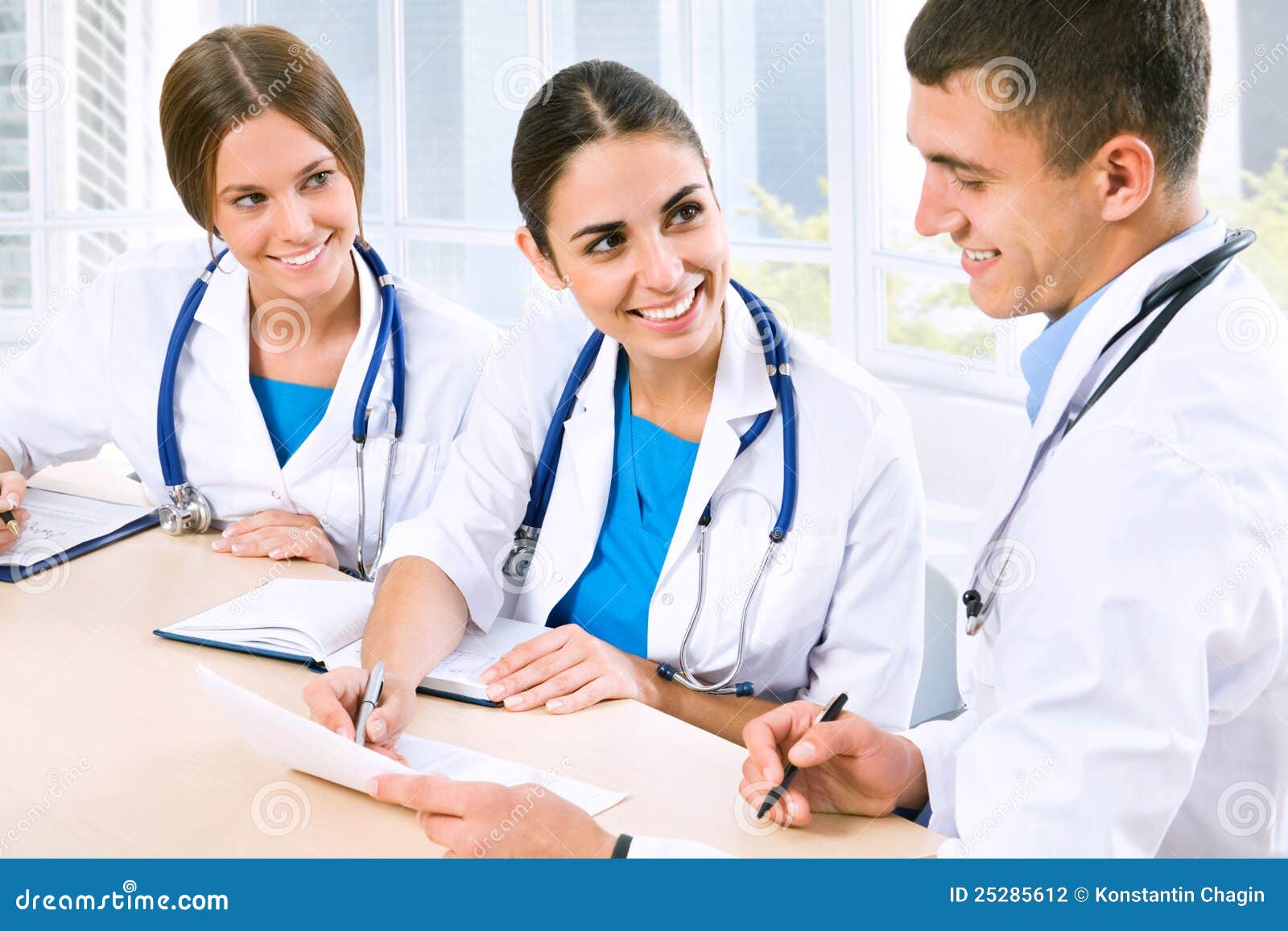 Young doctors stock photo. Image of group, adult, medicine - 25285612