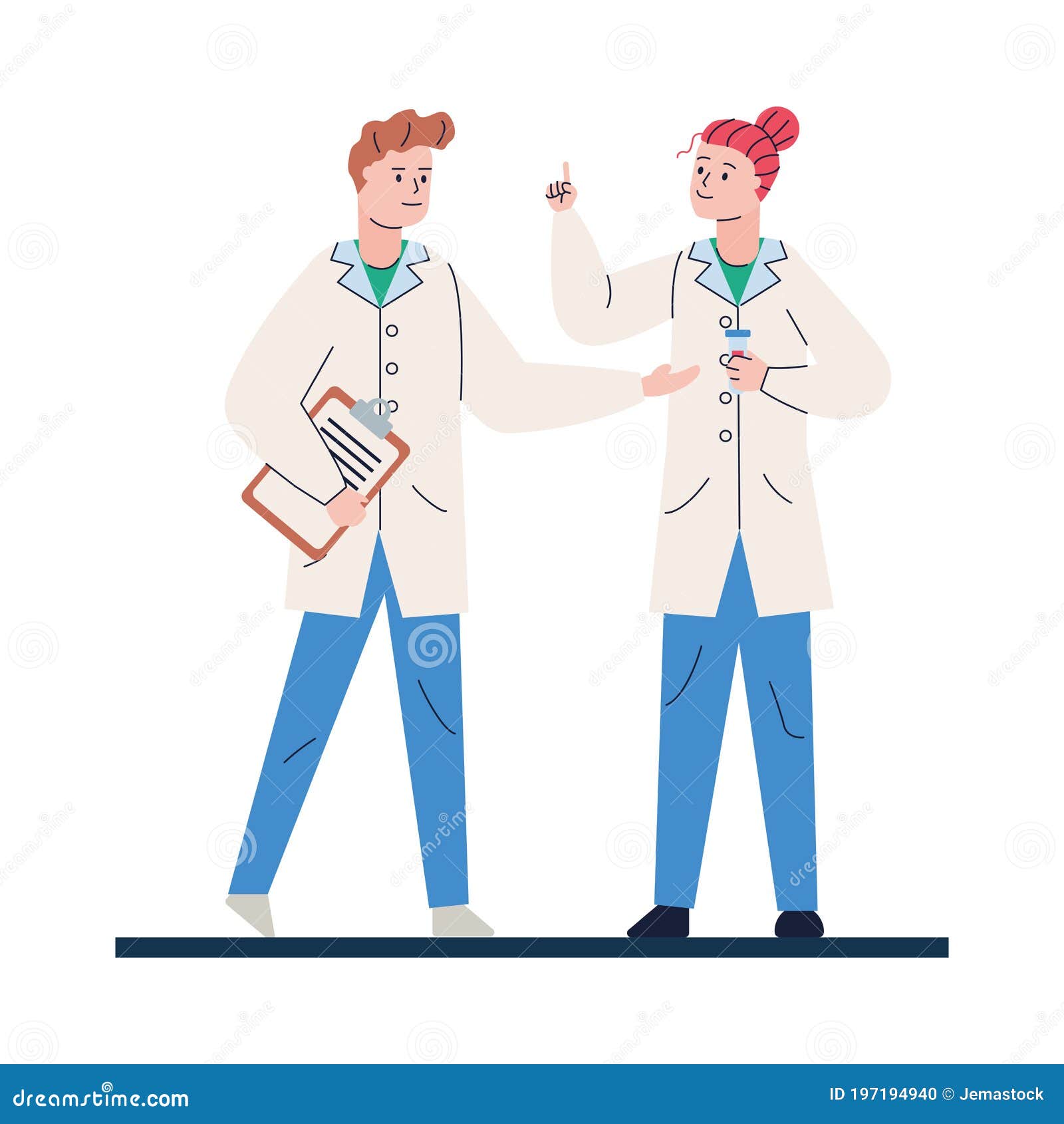 Young Doctors Are Studying Research With The Help Of Computers And ...