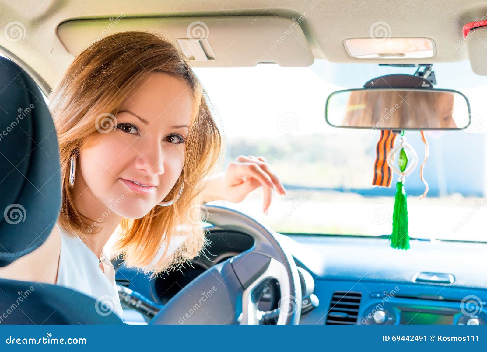 Young Driver Behind the Wheel a Car Stock Image - Image of lifestyle ...