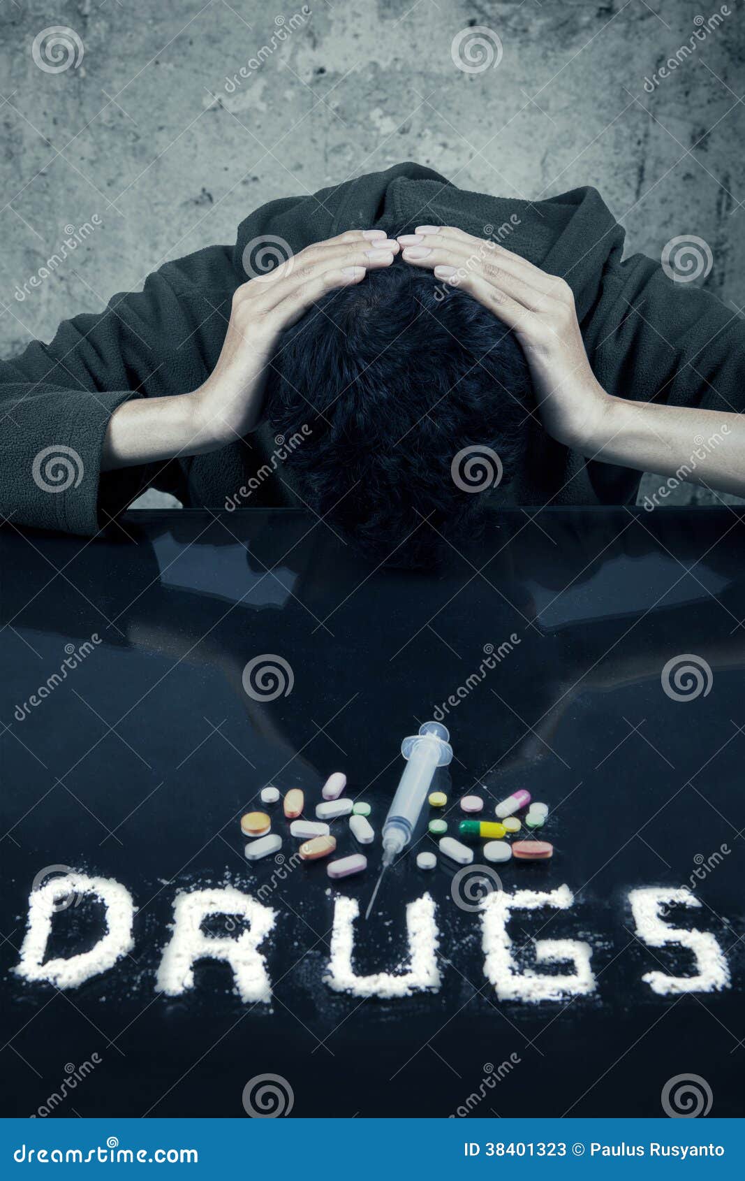 A young drug user stock image. Image of drug, heroin - 38401323