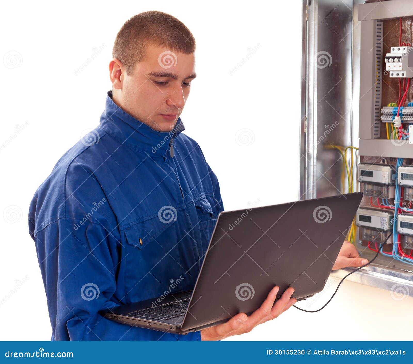 Handyman Concentrating on His Work Stock Photo - Image of professional ...