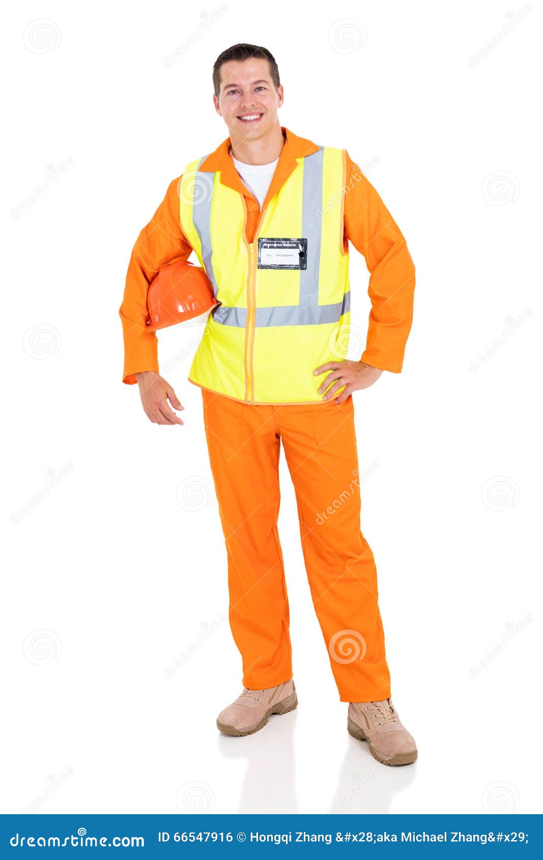 Young electrician white stock photo. Image of company - 66547916