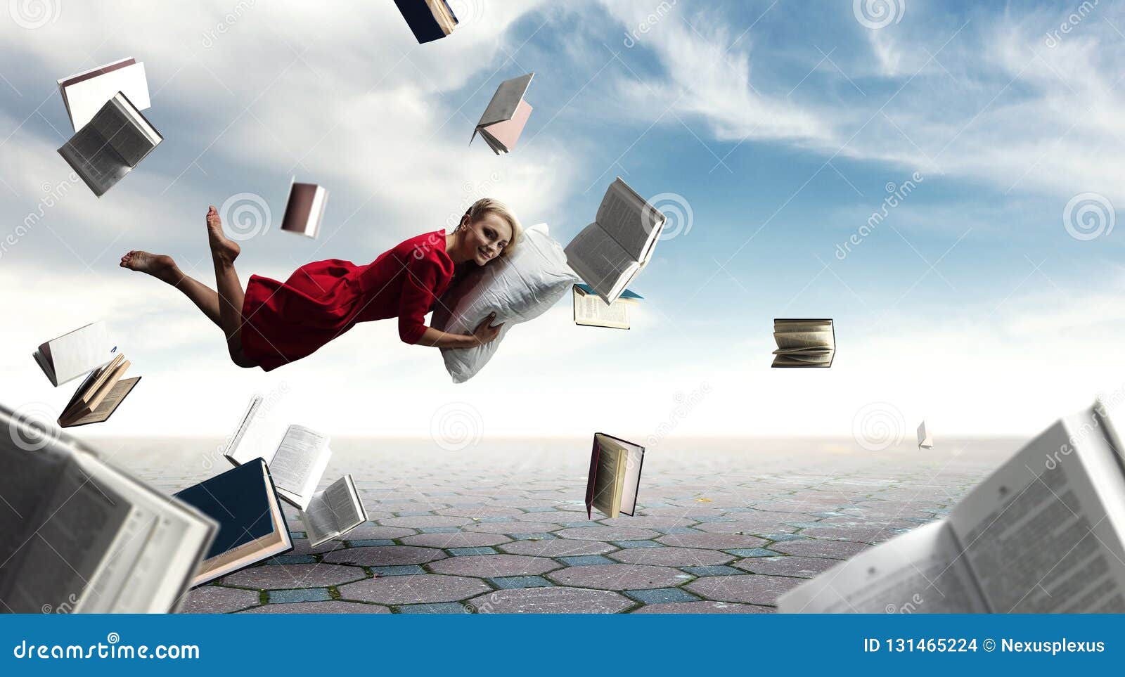 Just a Minute Rest. Mixed Media Stock Photo - Image of businesswoman ...